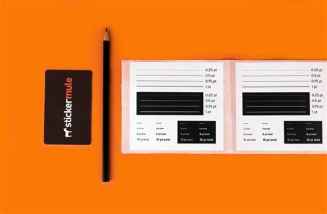 What Is Your Minimum Font Size Sticker Mule