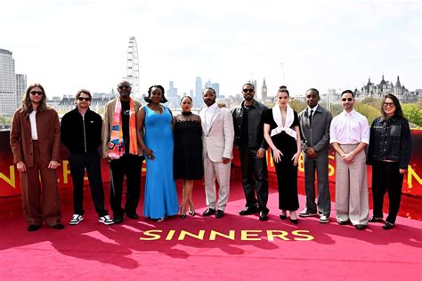 Sinners Cast Wears Vampire Fang Grills At London Photocall Cat Empire