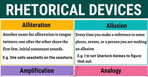 60 Rhetorical Devices With Examples For Effective Persuasion • 7esl