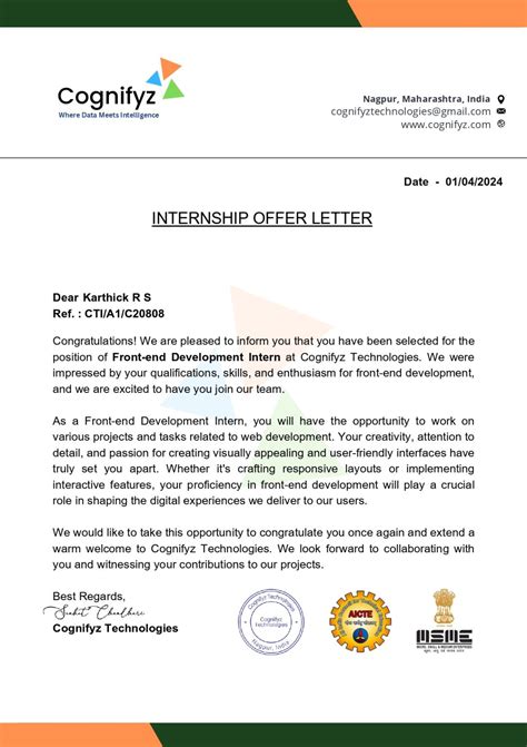 Karthick R S On Linkedin Newbeginnings Frontenddeveloper Internship Grateful