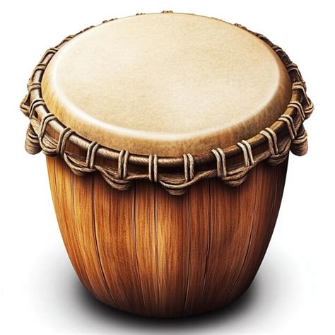 Digital Artwork Of A Bongo Drum Premium Ai Generated Image