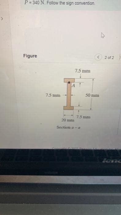 Solved Item 2 2 Of 2 Consider The Arm Shown In Figure 1 Chegg Com