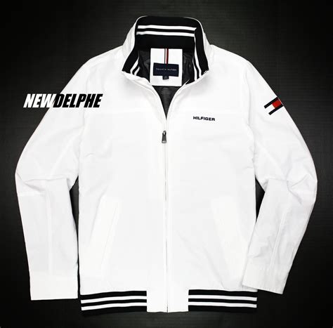 Tommy Hilfiger White Jacket Mens Sales