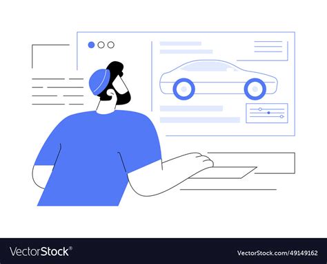 Computer Aided Engineering Abstract Concept Vector Image