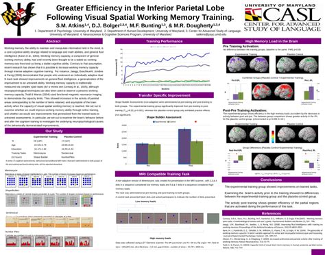 pdf plasticity following visual spatial working memory training
