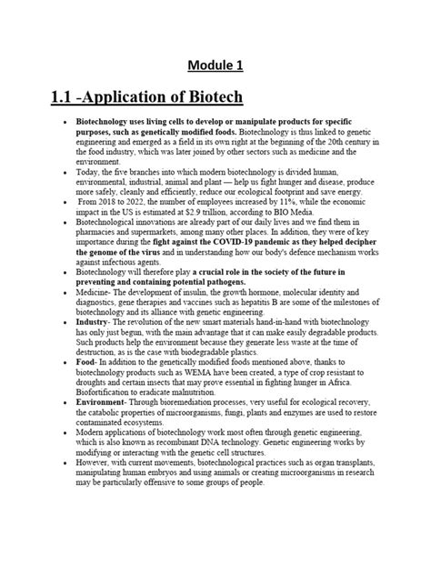 Module 1 Pdf Rna Stem Cell