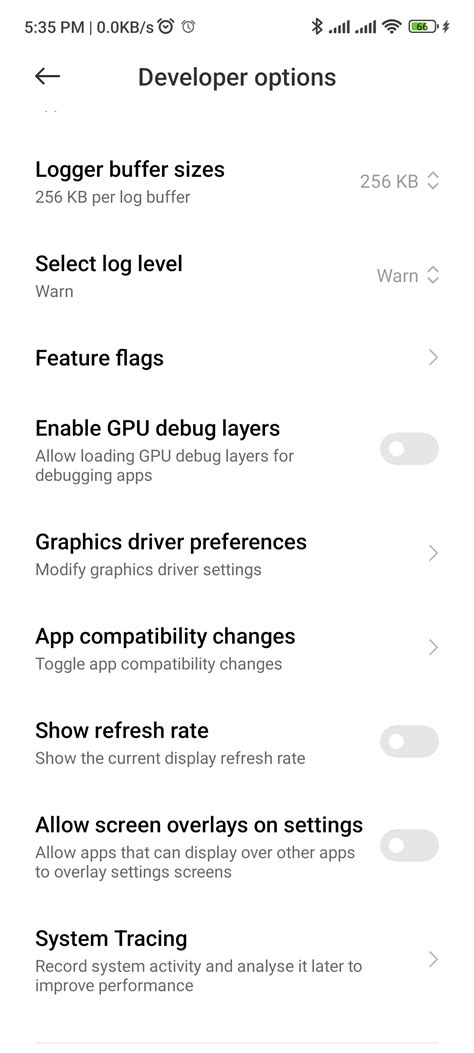 Android Developer Options Debugging Mode Options Explained Part I Overflow Archives