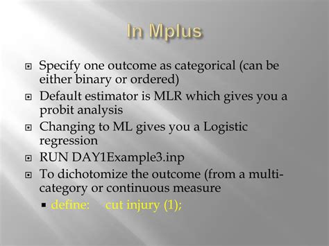 Ppt Structural Equation Modeling With Mplus Powerpoint Presentation Free Download Id514408