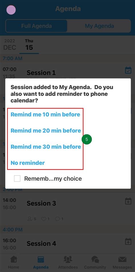 How Do I Set Up A Session Reminder In My Phone Calendar Help Center