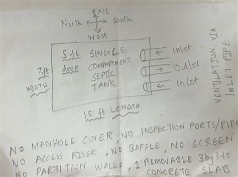 Bathroom Can I Keep The Baffle Filter Outside Of Septic Tank Home