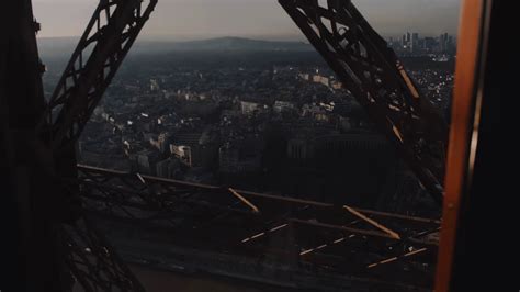 Cinematic Background View From Inside Glass Elevator Moving Upwards To