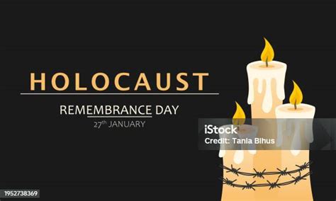 국제 홀로코스트 추모의 날 1월 27일 벡터 일러스트 레이 션입니다 0명에 대한 스톡 벡터 아트 및 기타 이미지 0명 1월 Holocaust Istock
