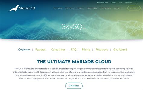Congratulations On Skysql The Dbaas Offering