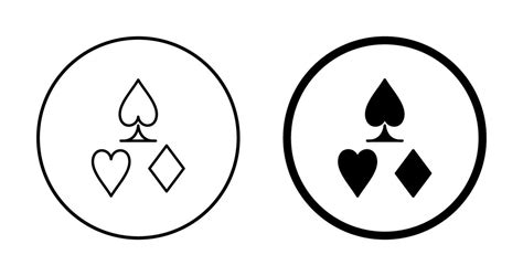 Card Suits Vector Icon 24783376 Vector Art At Vecteezy