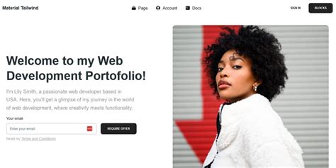 Top Free Tailwind Portfolio Templates To Showcase Your Work