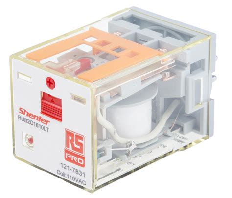 Rs Pro Plug In Power Relay 110v Ac Coil 10a Switching Current Dpdt Rs
