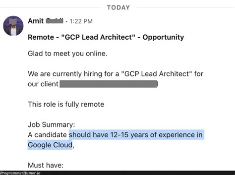 Gcp ProgrammerHumor Io