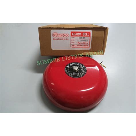 Jual Camsco Alarm Bell Cb 8b 20cm Bel Sekolah Bel Pabrik Shopee Indonesia
