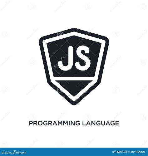 Programming Language Isolated Icon Simple Element Illustration From
