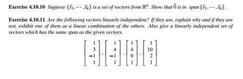 Solved Exercise 3124 Find The Determinant Using Row