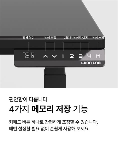 모션데스크 듀얼모터 전동 높이조절 책상 Lite