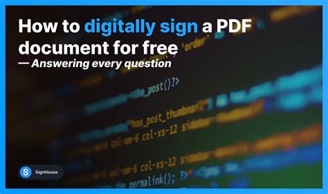 Insert Digital Signature On PDF How To Add Yours 2024 SignHouse