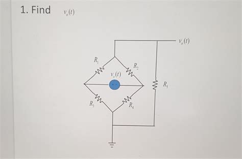 Solved Find V T Chegg Com