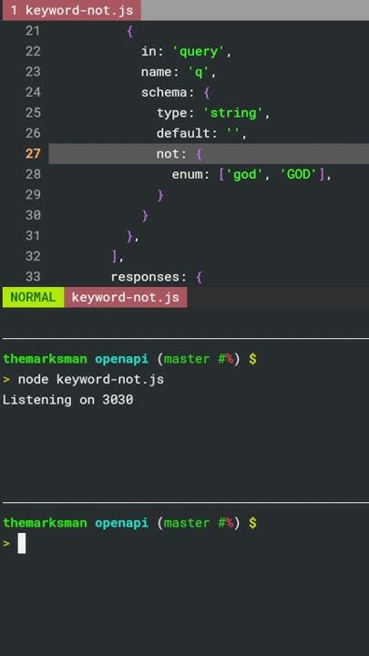 Openapi Keyword Not Nodejs Javascript Api Youtube
