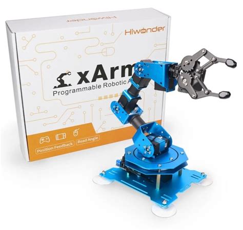 Adeept 5 Dof Robotic Arm Kit Compatible With Arduino Ide Programmable Diy Coding Stem Education