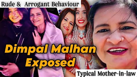 Dimpal Malhan Exposed Nischays Mother Being Insecure And Rude To Ruchika Youtube