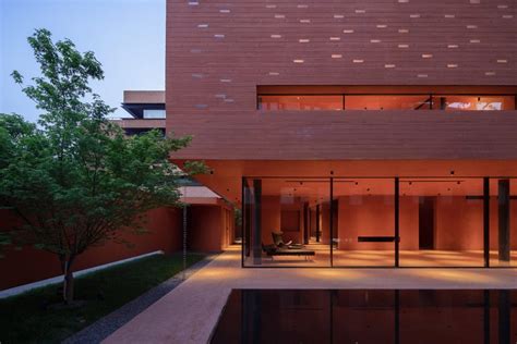 Red Box Exhibition Centre Appears As If Carved From A Complete Stone