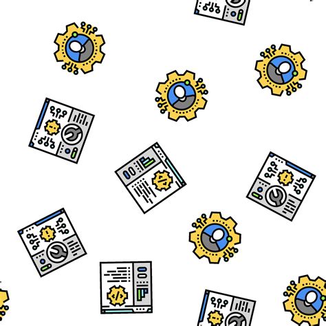 System Analyst Data Seamless Pattern Vector 32515917 Vector Art At Vecteezy