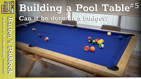 Free Diy Pool Table Plans