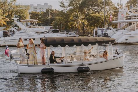 Luxury Shared Miami River E Boat Cruise And Wine And Charcuterie 2024