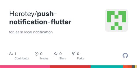 Github Heroteypush Notification Flutter For Learn Local Notification