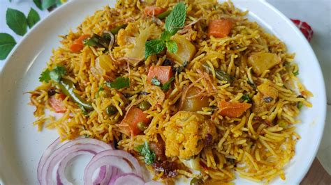 Mixed Vegetable Biryani The Artistic Cook