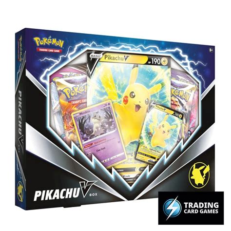 Pokémon Sword And Shield Pikachu V Box Trading Card Games