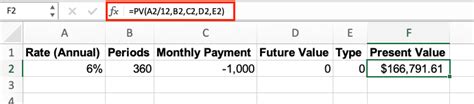 Pv Function In Excel Calculate Present Value Step By Step 2025