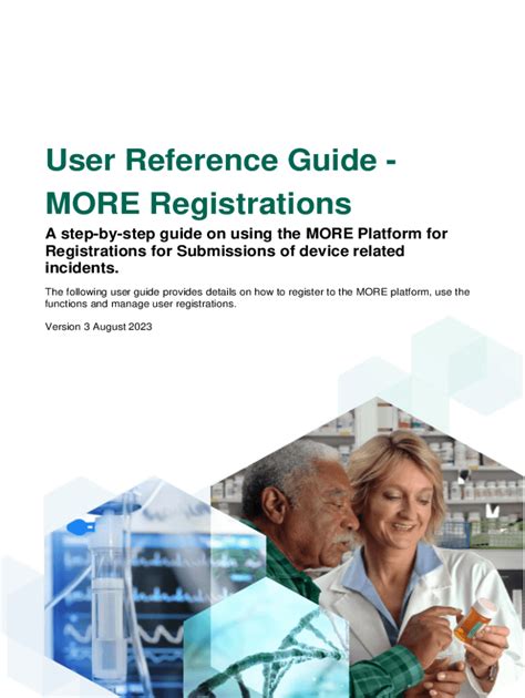 Fillable Online MHRA MORE Registrations User Reference Guide A Step Fax Email Print