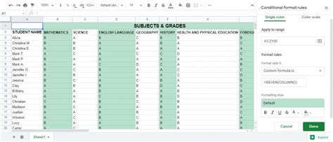 How To Color Alternate Rows In Google Sheets Step By Step Sheetaki