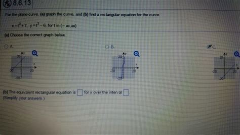 Solved For The Plane Curve A Graph The Curve And Chegg