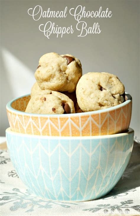Oatmeal Chocolate Chipper Balls Recipe