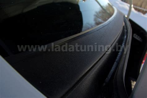 Накладка в проём заднего стекла (Жабо) LADA Vesta (Лада Веста). Без ...
