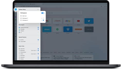 Workspaces Tidy Your Browser With Opera Opera