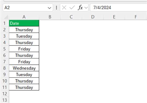 How To Get Sunday In Excel Step By Step Weekend Formula Guide