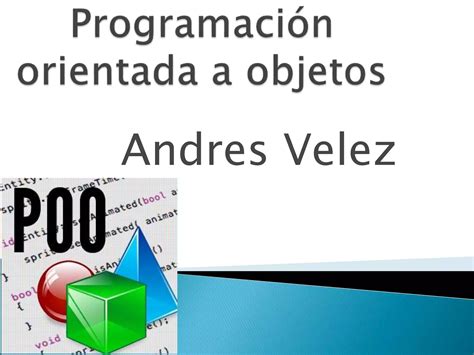 Programación orientada a objetos PPT