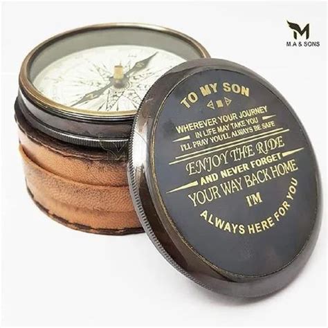 Brass To My Son Pure Personalized Compass At ₹ 399piece Roorkee Id 2853933414230
