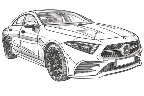 Mercedes Benz Coloring Book 35 Coloring Pages Of Mercedes Benz Cars