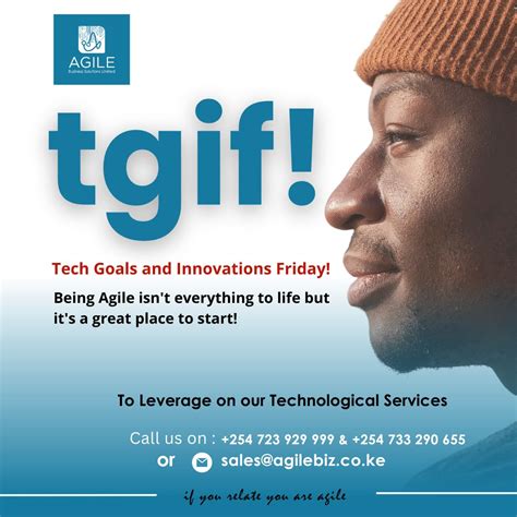 Embrace Tech Goals And Innovations On This Friday Agile Business Solutions Limited