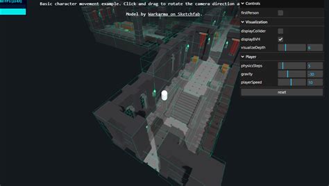 Cheap Fps Collision Detection With Pure Three Js Questions Threejs Forum